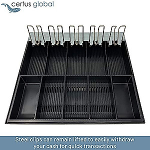 Certus Global Cash Drawer Insert Tray 5 Bills/5 Coins -367mm x 326mm x 60mm