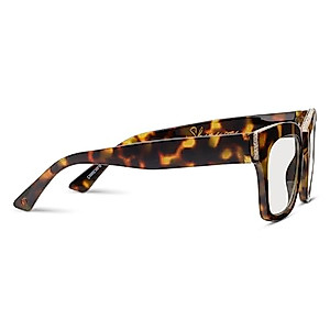 Peepers by PeeperSpecs Oprah's Favorite Women's Shine On Square Blue Light Blocking Reading Glasses - Tortoise +2.00
