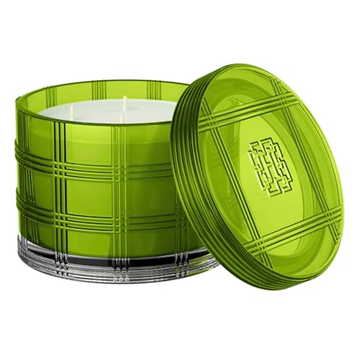 HomeWorx by Slatkin + Co. 4-Wick Golden Bamboo Luxe Candle with Gift Box, Notes of Fresh Bamboo, Pink Jasmine Petals, Bergamot Leaves and Green Woods, 30-55 Hour Burn Time