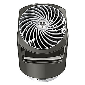 Vornado Flippi V10 Compact Oscillating Air Circulator Fan, Graphite Gray