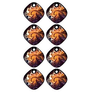 MightySkins Skin Compatible with Samsung Galaxy SmartTag (4 Pack) - Swirl Galaxy | Protective, Durable, and Unique Vinyl Decal wrap Cover | Easy to Apply, Remove, and Change Styles | Made in The USA