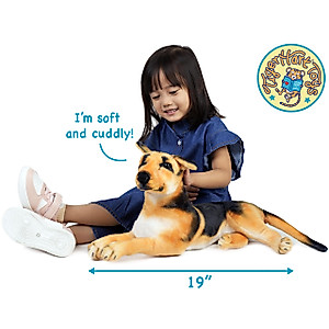 TigerHart Hero The German Shepherd - 19 Inch Stuffed Animal Plush Dog