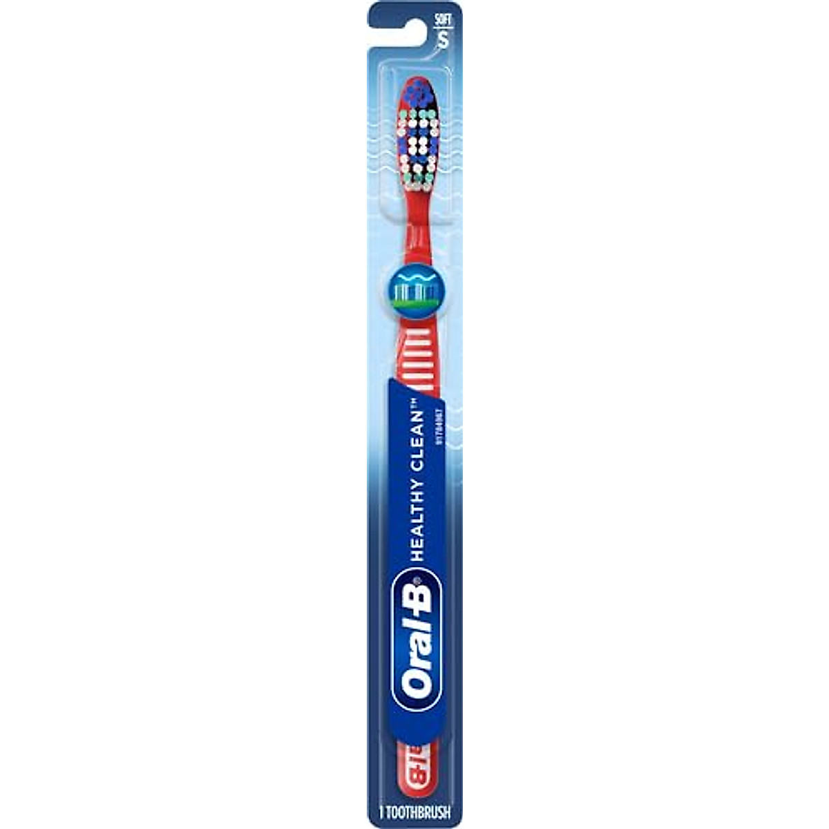 Oral-B Healthy Clean Toothbrush, Soft, 1 Count