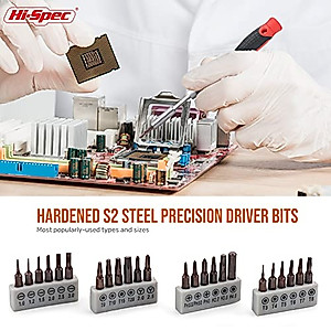 Hi-Spec 38pc Electronics Repair & Opening Tool Kit Set for Laptops, Phones, Devices, Computer & Gaming Accessories. Precision Small Screwdrivers with Pry Tools