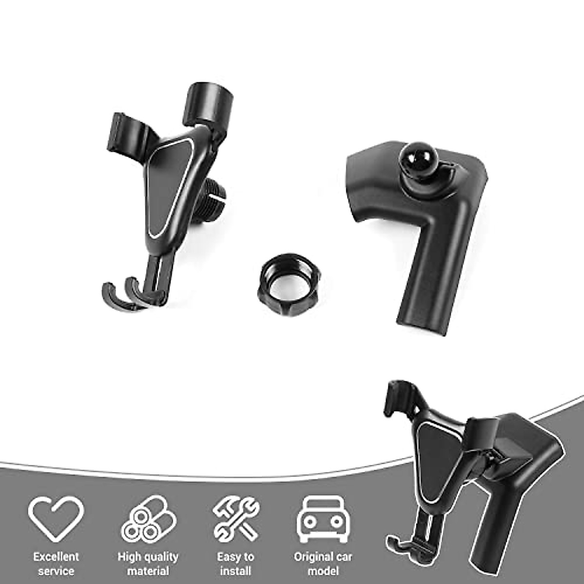 PDKLIN F150 Phone Mount, Dashboard 360° Mobile Cell Phone Holder for Frod F150 2015 2016 2017 2018 2019 2020