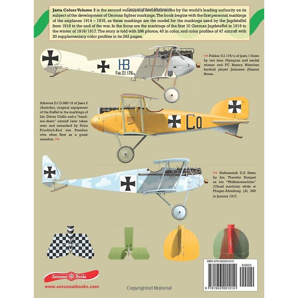 Jasta Colors: The Markings and Painting Schemes of the German Jagdstaffeln in World War I Volume 2