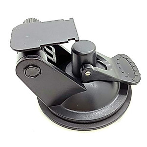 Super Suction Windshield Suction Cup Mount for Escort MAX MAX2 2 / 2015-2019 MAX360 Radar Detector w/Slide in Plate Connection (NOT for Radar That use Magnetic Cradle, Metal Slide in Plate Slot only)