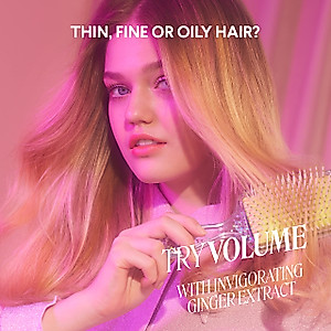 MONDAY HAIRCARE Volume Conditioner 12oz for Thin, Fine, and Oily Hair, Made from Coconut Oil, Ginger Extract, & Vitamin E, 100% Recyclable Bottles (354ml), PINK (10436)