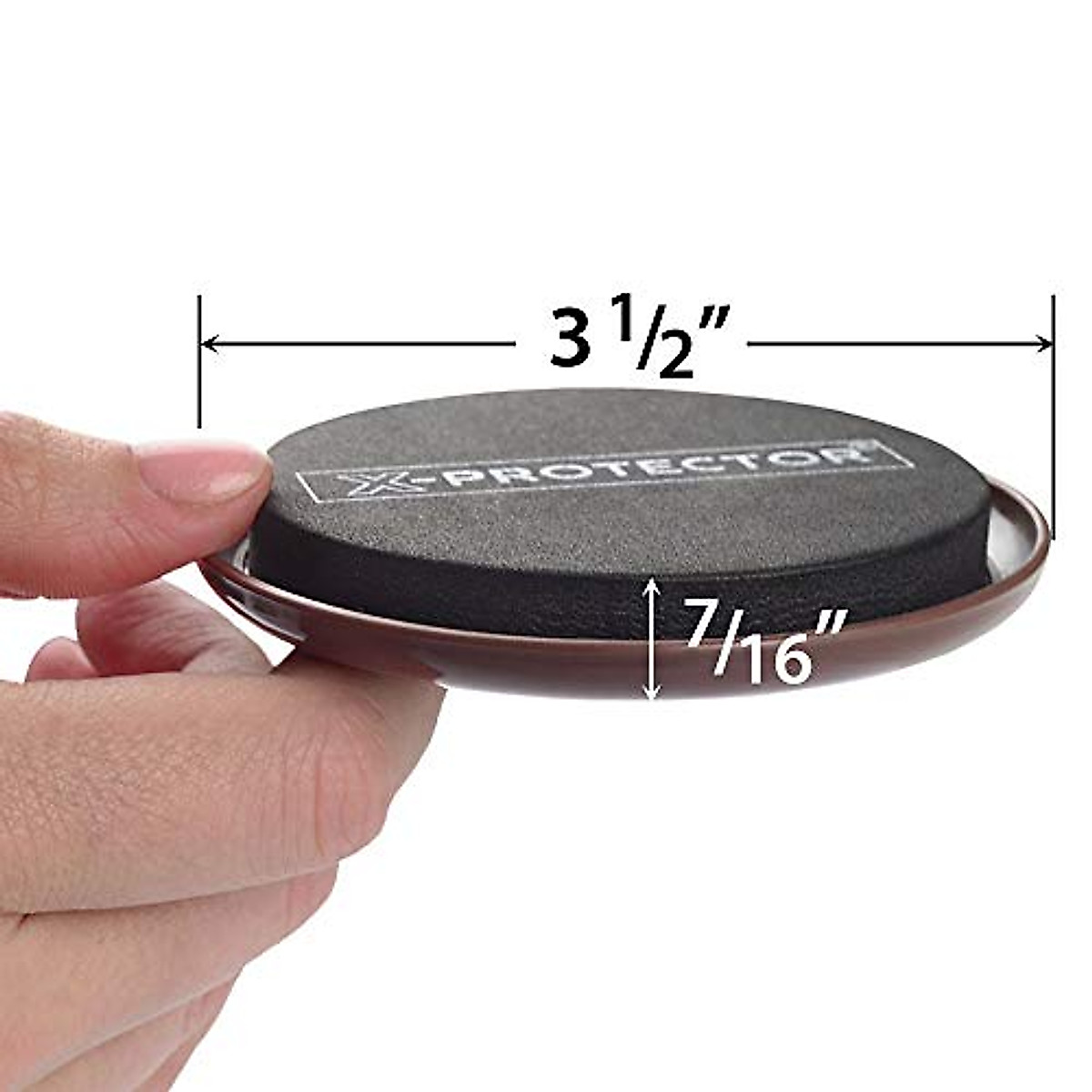 Furniture Sliders for Carpet X-PROTECTOR - 8 PCS Best Heavy Moving Pads 3 1/2" - Sliders for Furniture. Move Your Furniture Easy with Reusable Furniture Movers Sliders for Carpets!