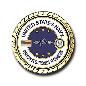 US Navy Aviation Electronics Technician Challenge Coin - Officially Licensed