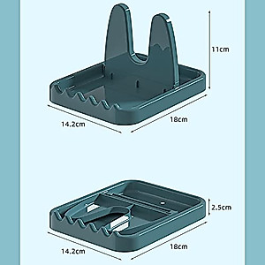 Mini Foldable Lid Rack Multifunctional Kitchen Spatula Soup Spoon Stove Countertop Shelf Pot Lid Storage Shelf