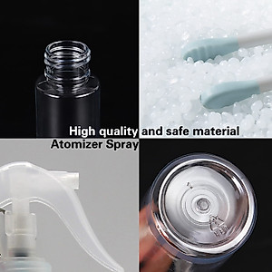 empty spray bottle for hand sanitizer, travel bottle with keychain ,small spray bottle, mini spray bottle, empty spray bottle with leak-proof and refillable, 5pcs（2oz/60ml）