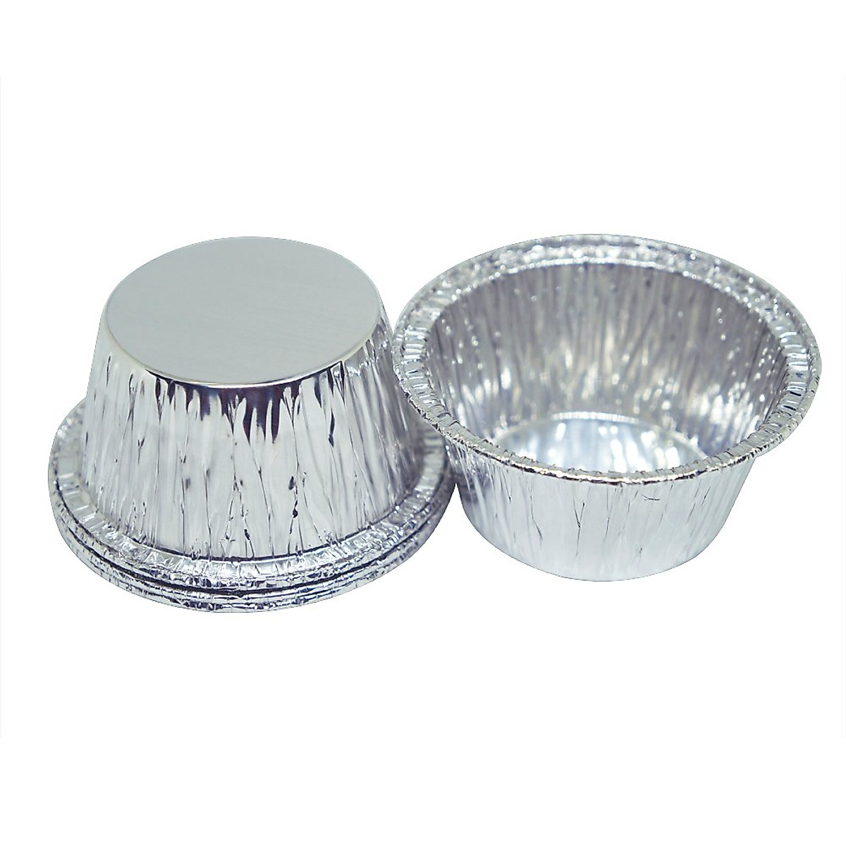 MYStar 2.6" Disposable Aluminum Foil, Mini Cupcake/Muffin Baking Cups, Pack of 150