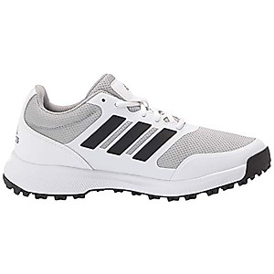 adidas Men's Tech Response Spikeless Golf Shoe, Ftwr White/Core Black/Grey Two, 9.5