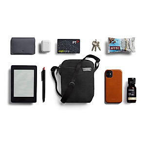 Bellroy City Pouch (cross-body bag, e-reader or small tablet, wallet, sunglasses, phone) - MelbourneBlack