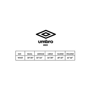 Umbro Men's Standard Cotton Boxer Briefs, Red/Light Grey/Black, X-Large
