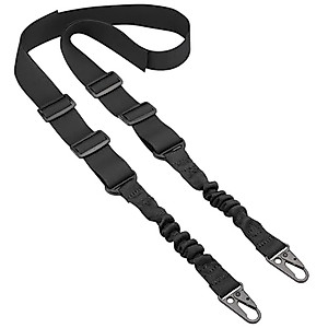 Ratulie 2 Point Sling Quick Adjust QD Rifle Sling Rifle Strap with Shoulder Pad