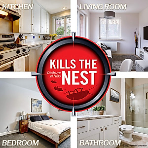 Combat Roach Killing Bait Strips for Large and Small Roaches, Indoor and Outdoor Use, 10 Count