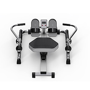 LuusMm Foldable Rowing Machine Equipment for Home Gym, Multifunctional Hydraulic Rowing Machine, Foldable Rowing Machine for Home Fitness Training (Sports Fitness)