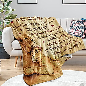 Qotuty for Daughter, Daughter Gifts Throw Blanket 50"x60", to My Daughter Gifts, Daughter Gift from Mom, Birthday Gifts for Daughter Adult, Graduation Gifts for Daughter Blankets