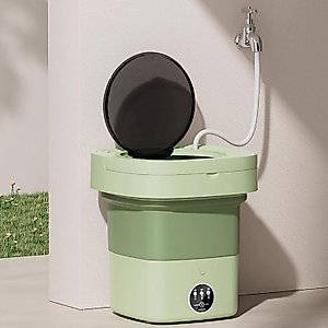 Portable Mini Washing Machine Travel Small Washer Capacity 15L/3.96GAL Wash And Drain Cycle Combo Foldable Clothes Washer(15L/3.96GAL)