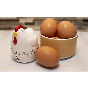 Küchenprofi Henriette Hen Manual 59 Minute Timer, 3.5 Inches, White