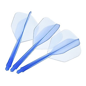 PATIKIL Integrated Dart Shaft & Flights, 9 Pack Durable Plastic Dart Flight Set, Blue