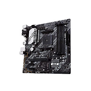 ASUS Prime B550M-A/CSM AMD AM4 (3rd Gen Ryzen™) microATX Commercial Motherboard (PCIe 4.0, ECC Memory, 1Gb LAN, HDMI 2.1/D-Sub, 4K@60HZ, TPM, ASUS Control Center Express)