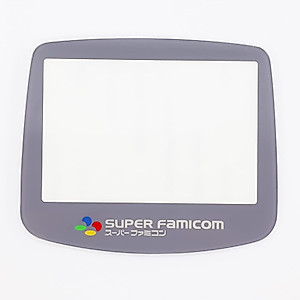 Glass Screen Lens Case Cover Protector for Nintendo Gameboy Advance GBA System Replacement (SFC Grey)