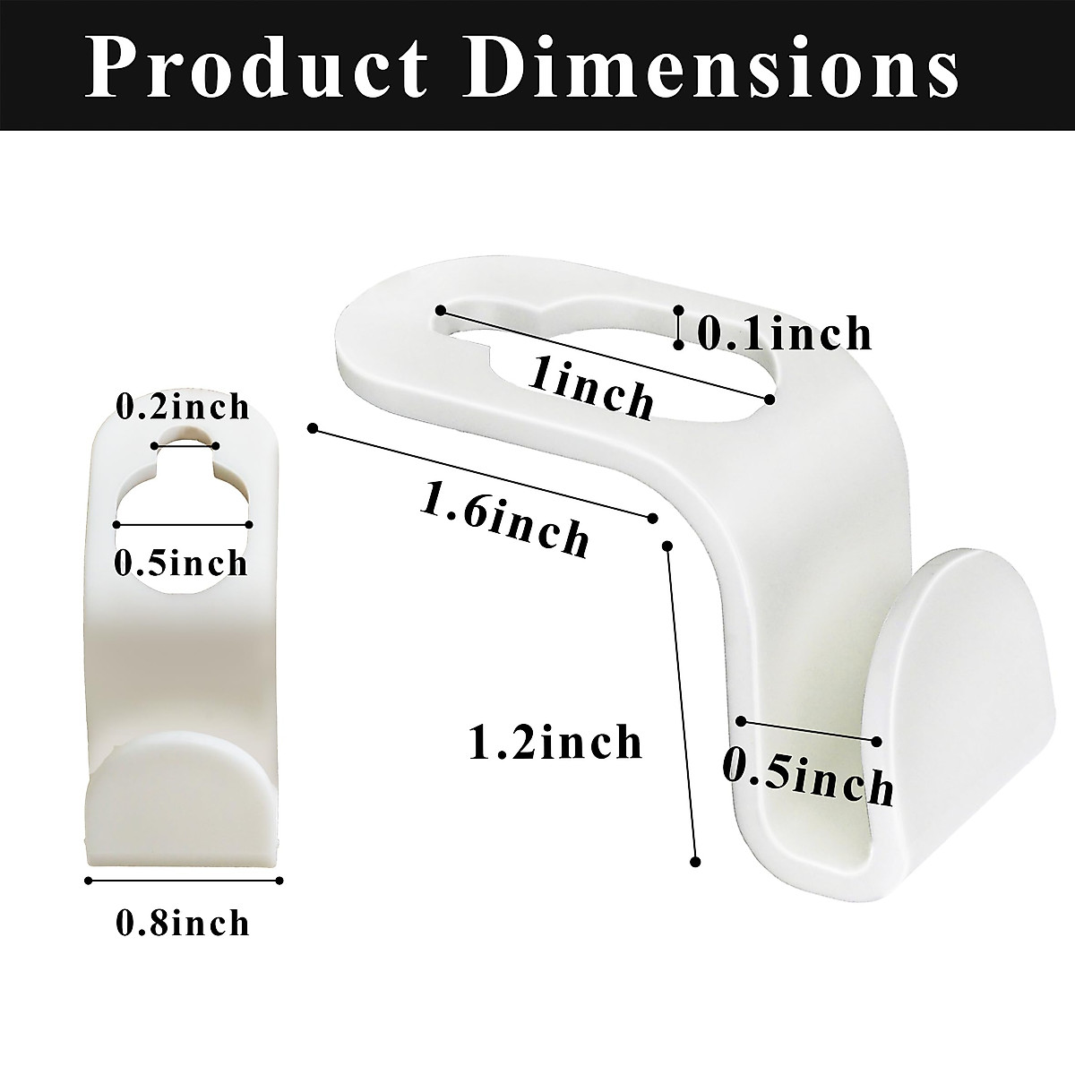 Hanger Connector Hooks – 50-Pack Clothes Hanger Connector Hooks – Space-Saving Hanger for Closet Organizer – Cascading Space Saver Hangers for Small Space Organization and Closet