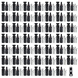 SanSanYa 100PCS Solar Connectors 50Pairs Male/Female Solar Panel Cable Connectors IP67 Waterproof