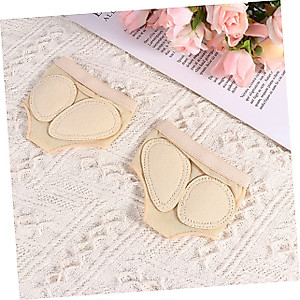 VICASKY Set Dance Pads Girls Undies For Belly Sole Gymnastics S- Palm Forefoot Pad Section - Ballet Practice Toe Thong Women Rhinestone Foot Diamond Shoes Half Size Thongs S Paws Lyrical