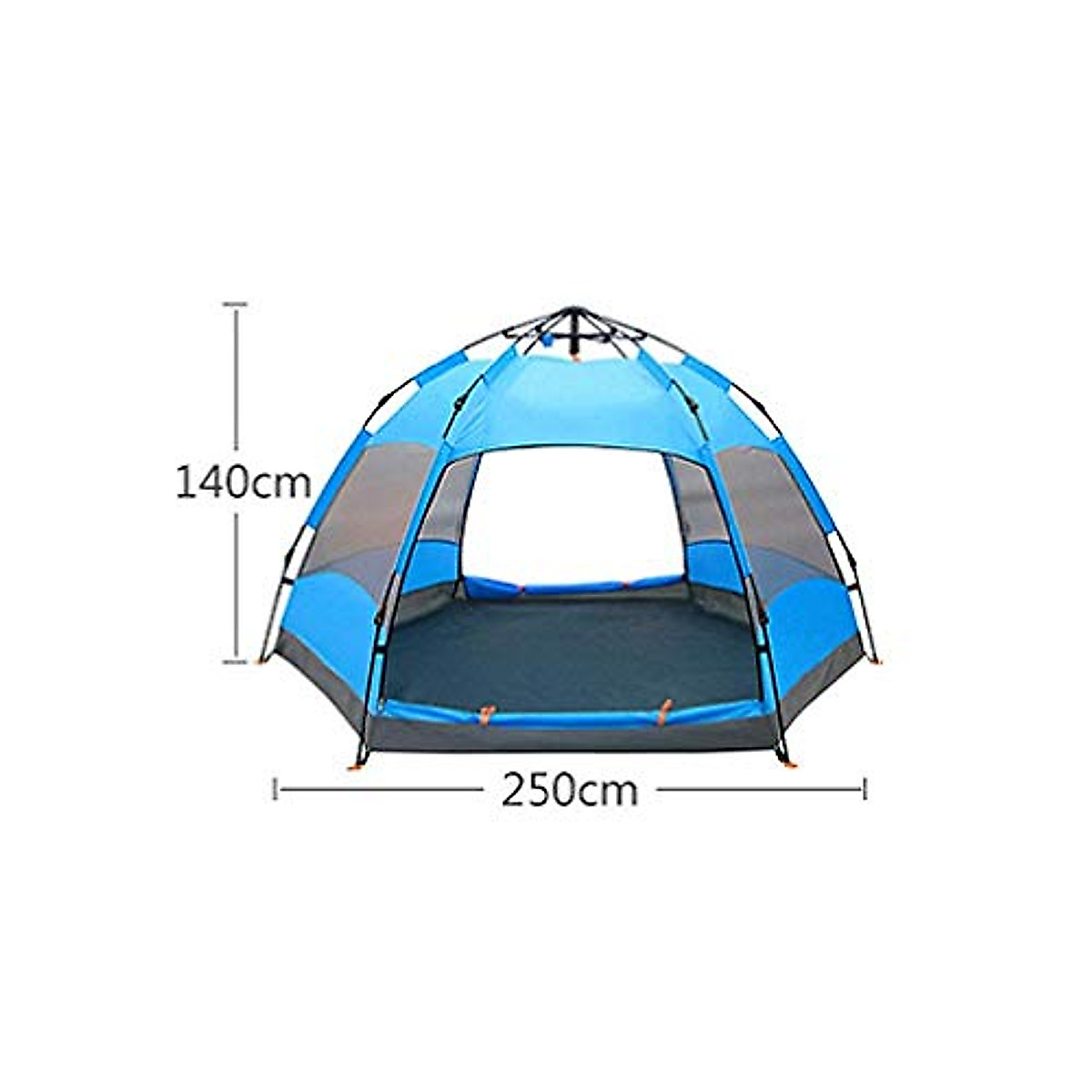 AyfeS Tent for Camping Automatic Pop Up Camping Tent 8 Person Family Tents,Big,Easy Up, Large Mesh Door,Waterproof, Sunscreen Large Space for Picnic Outdoors