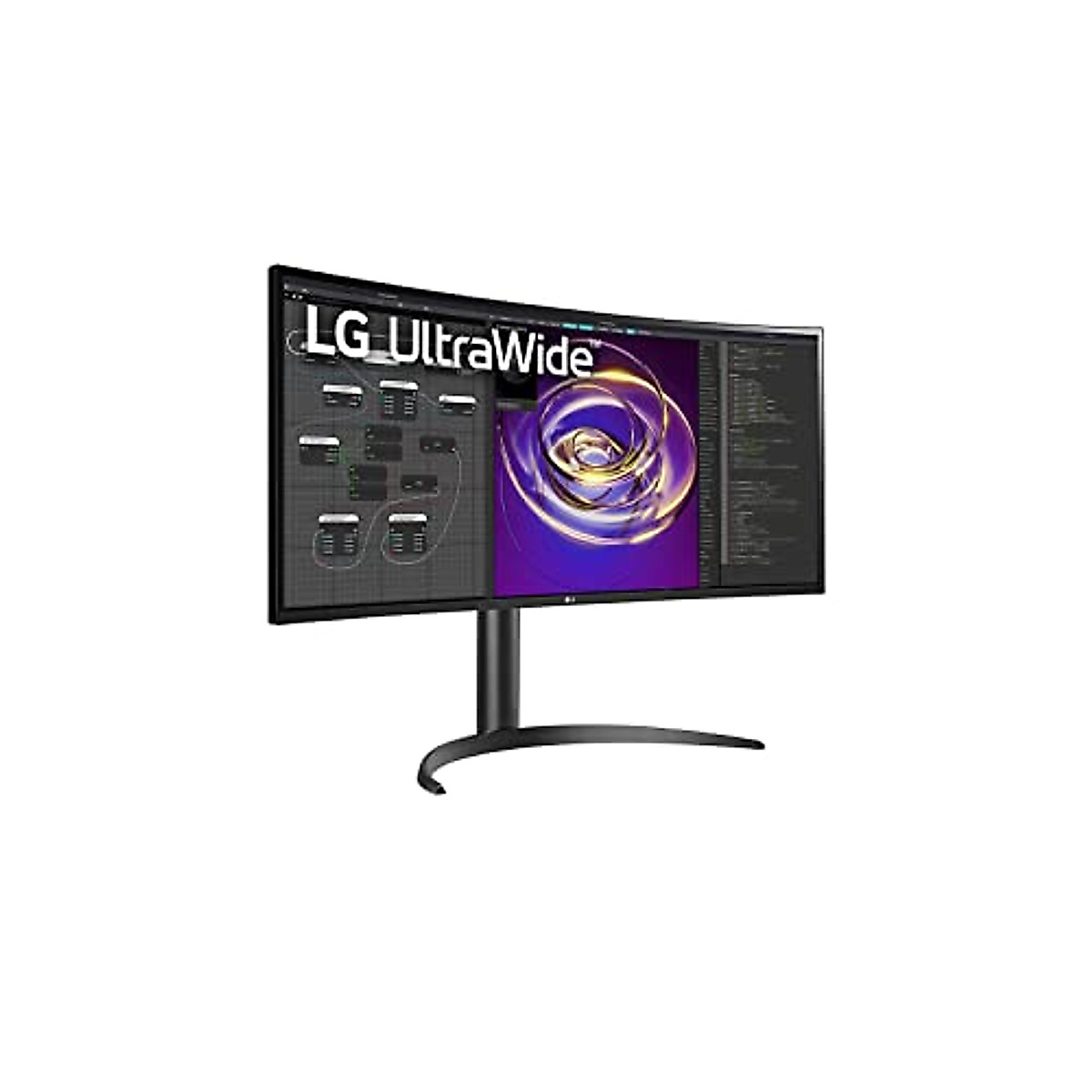 LG 34” 34BP85CN-B 21:9 QHD UltraWide™ Curved Monitor with HDR10, USB Type-C™, & AMD FreeSync™