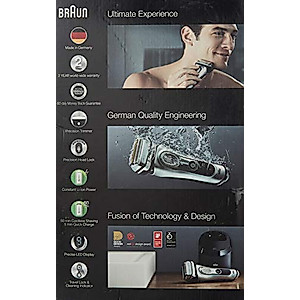 BRAUN Series 9 9295cc Wet & Dry Men's Electric Shaver