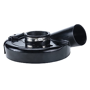 LuckyHigh Angle Grinder Dust Shroud 7" Grinder Dust Shroud Cover Black Universal Surface for Universal Grinding Grinder Polisher