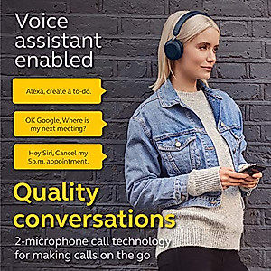 Jabra Elite 45h Best-in-Class Wireless Headphones, Navy - Biggest Speakers, Longest Battery, Fastest Charge