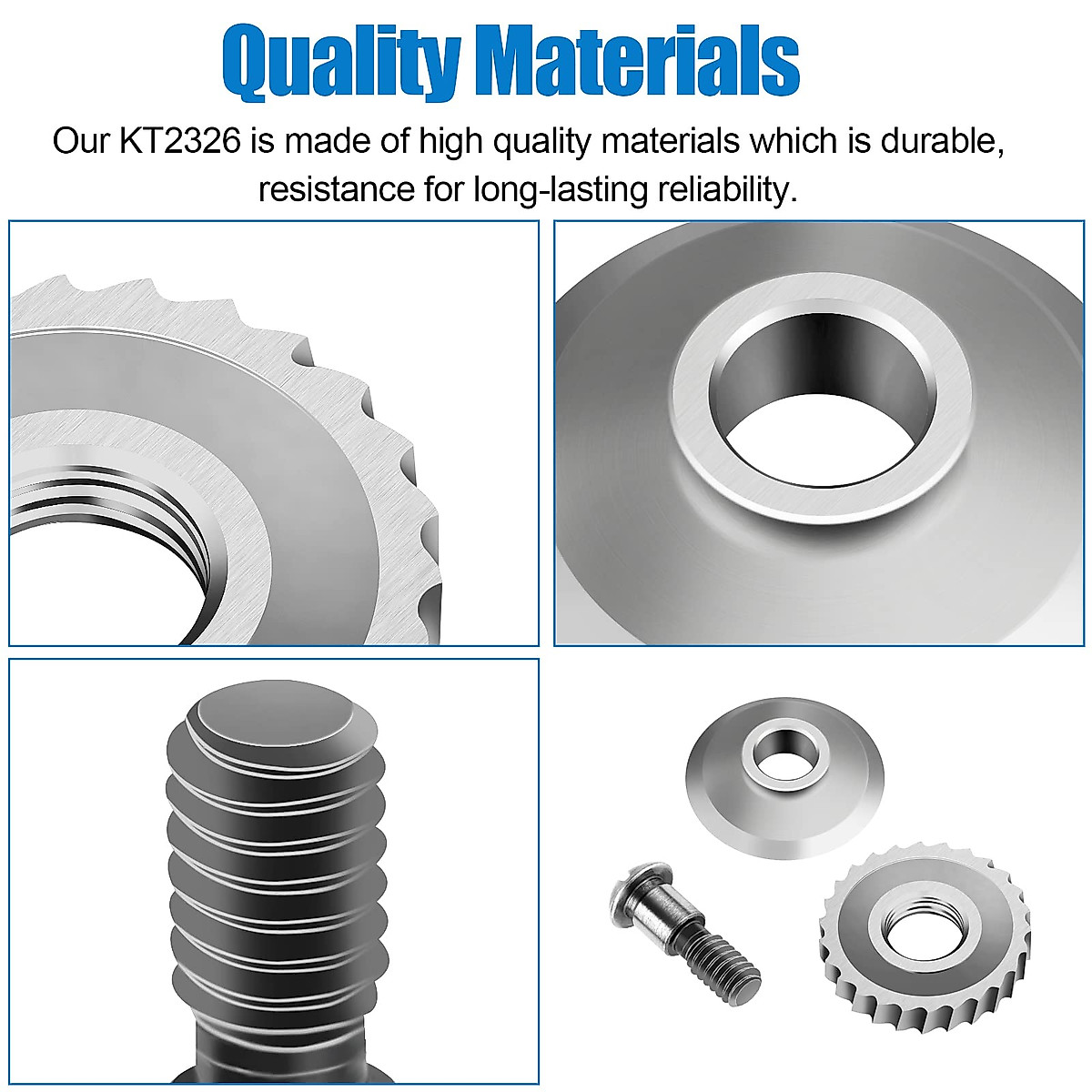 New Upgraded KT2326 Replacement Knife Gear Kits for Edlund 203 266 745-015 and 745-017 Electric Can Openers Parts