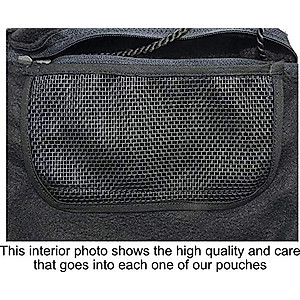 Bonding Carry Pouch for Sugar Gliders and Other Small Pets (Black)