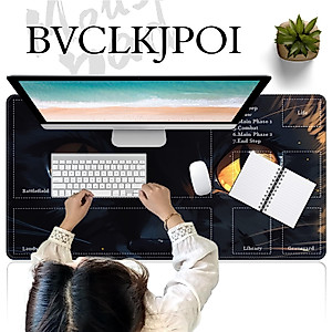 Playmat for MTG Playmat with Zones, 24" x 14" TCG Playmat Ideal for MTG Playmat Game Trading Board, Original Hand-Painted Printing Non-Slip Rubber Bottom & Stitched Edges Mouse Pad, Black Cat Eyes