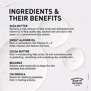 Mad Rabbit Tattoo Balm & Aftercare Cream- Color Enhancement that Revives Old Tattoos, Hydrates New Tattoos, Made With Clean Ingredients + Petroleum Free, Daily Tattoo Lotion Moisturizer & Brightener