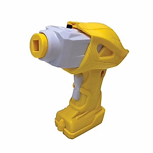 Edushape Remote Control Take Apart, Construction Truck, Assemble, Take Apart, Rebuild, And Drive Use The Powered Drill For All 31 Toy Parts - Includes Lights, Sound & Toy Drill DIY Fun - STEM Learning, Yellow (408014)