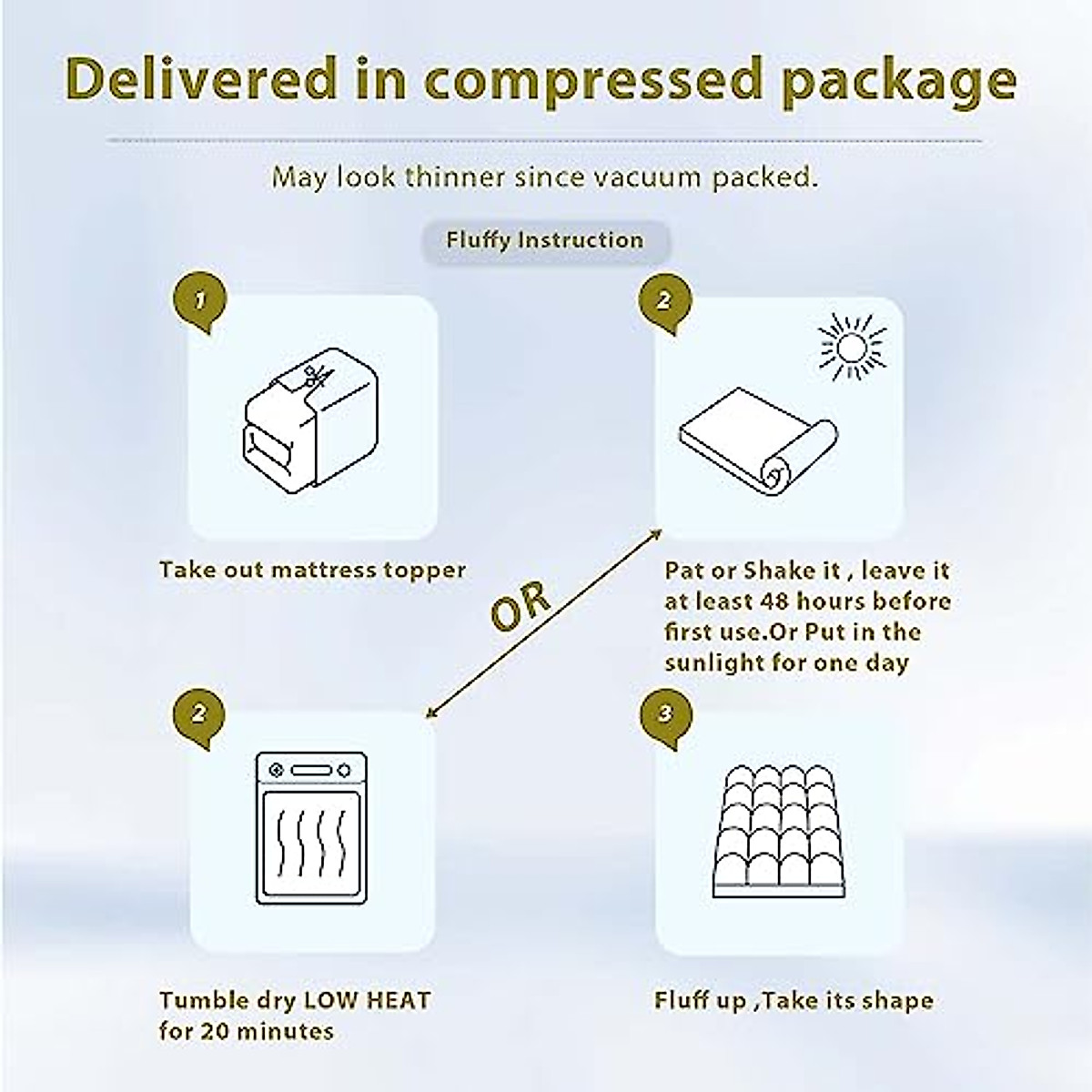 TopTopper Mattress Topper California King, Cooling Mattress Pad Cover for Hot Sleepers, Extra Thick 5D Snow Down Alternative Overfilled Plush Pillow Top with 8-21 Inch Deep Pocket - 72"x84" White