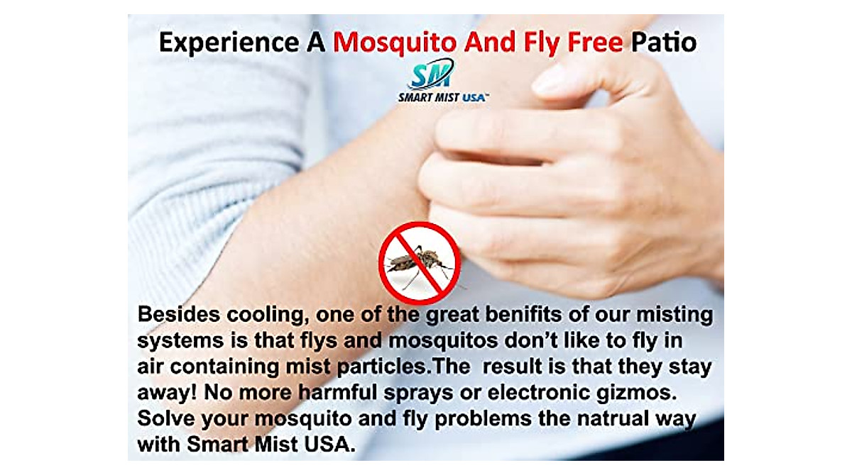 Smart Mist App Controlled Misting System Kit for Cool Outdoors