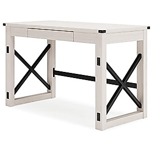 Signature Design by Ashley Bayflynn 48" Home Office Desk, Whitewash