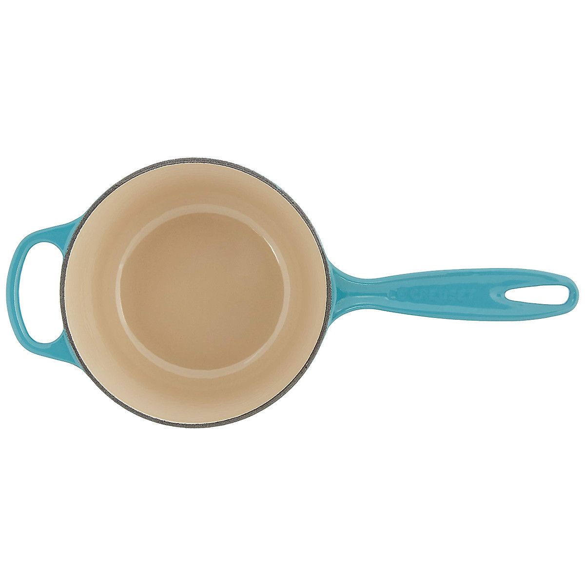 Le Creuset Enameled Cast Iron Signature Saucepan, 1.75 qt., Caribbean