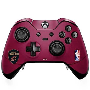 Skinit Decal Gaming Skin Compatible with Xbox One Elite Controller - Officially Licensed NBA Cleveland Cavaliers Distressed Design