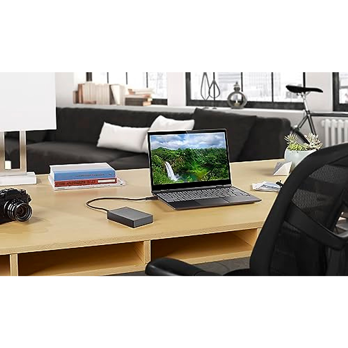 Seagate One Touch, 5TB, Portable External Hard Drive, PC Notebook & Mac USB 3.0, Space Grey, 1 Year Mylio Create, 4 mo Adobe CC Photography, Amazon Excl. (STKB5000405)