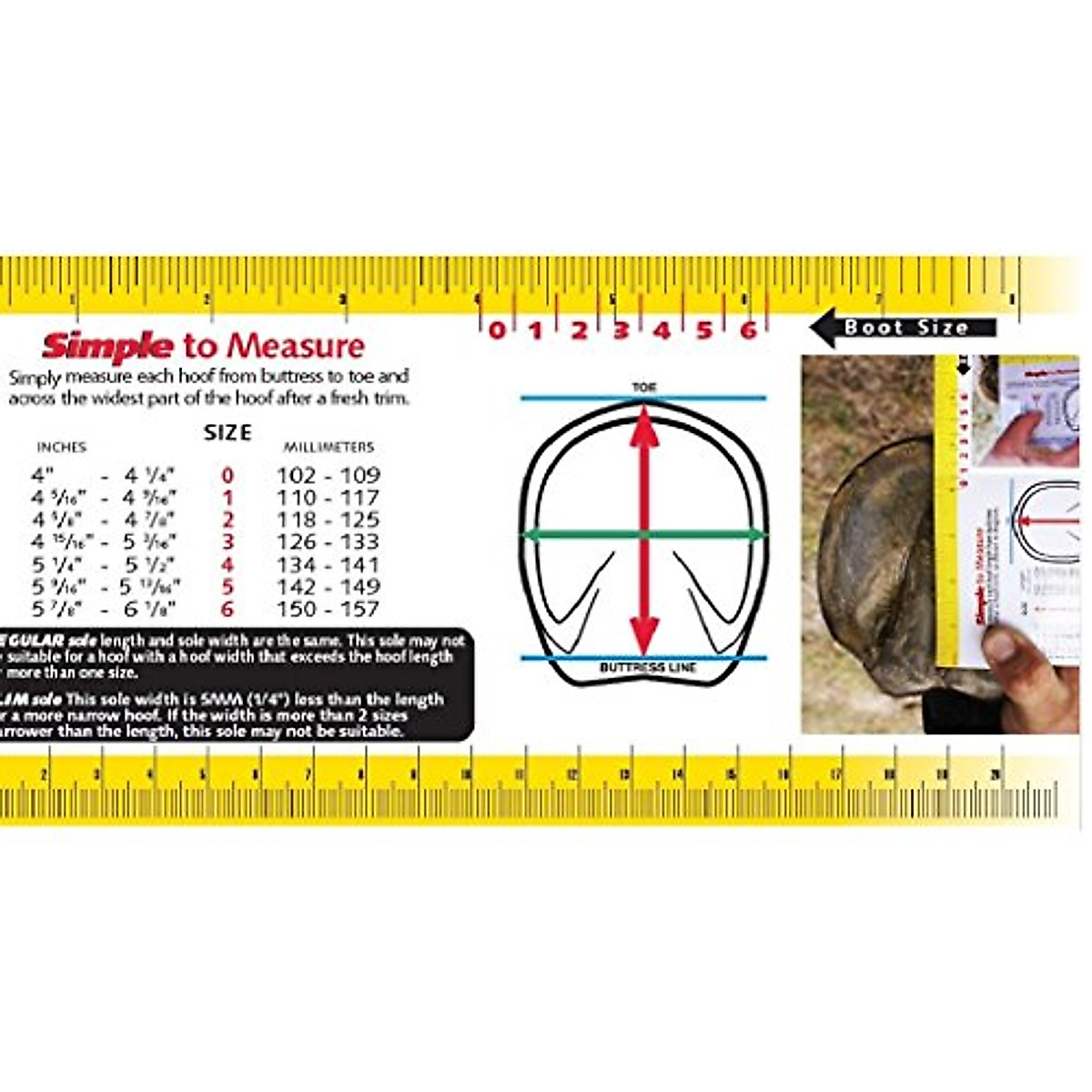 Cavallo Horse & Rider Trek Regular Sole Hoof Boot, Size 3