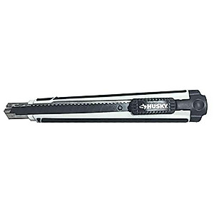 Husky 9 mm Pro Snap Knife with 3 Black Blades